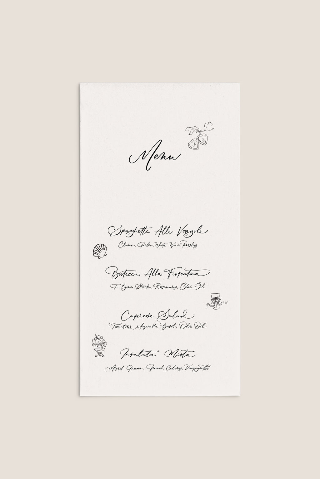 LUMIÈRE / Menu 02 – Paper / Paper Co