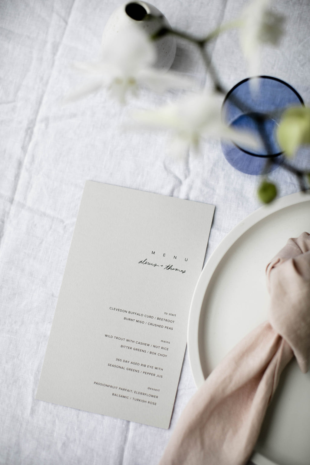 ALCHEMY / Menu 01 – Paper / Paper Co