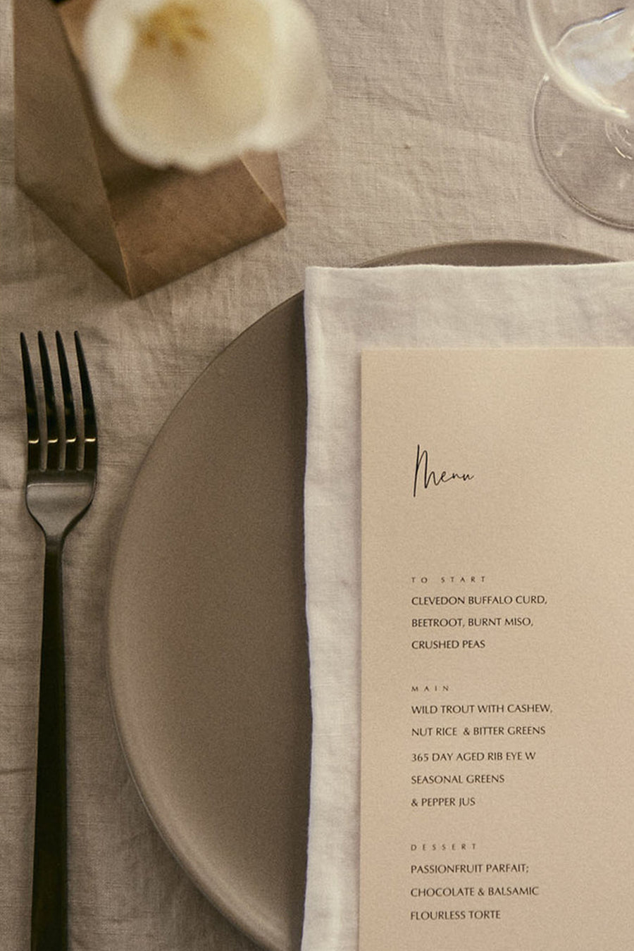 Menus – Paper / Paper Co