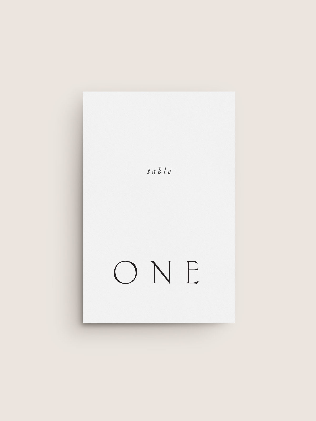 Wedding Table Numbers – Paper / Paper Co